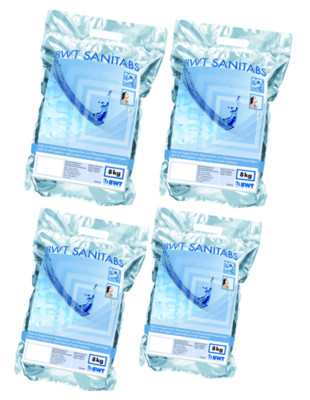4 x BWT Sanitabs Hygiene-Regeneriersalz, 8kg 9022000942419 | eBay.de