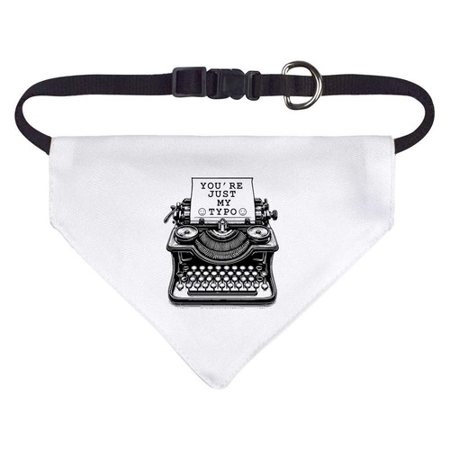 'Vintage Typewriter Typo' Dog / Cat / Pet Bandana (PD058565) | eBay UK