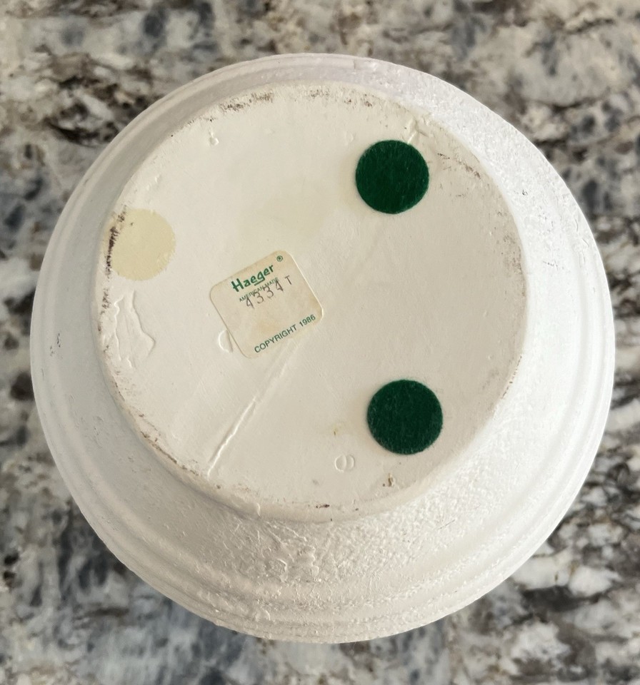 Haeger Vase (ceramic pottery) Copyright 1986 | eBay