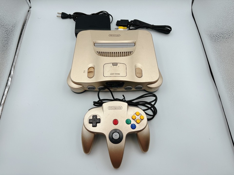 Nintendo 64 Gold console with Choice controller Japan Region Free ...