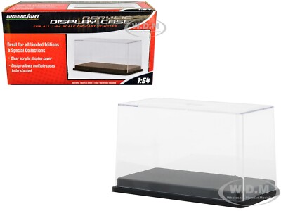TALL ACRYLIC DISPLAY CASE & PLASTIC BASE FOR 1/64 SCALE MODELS ...