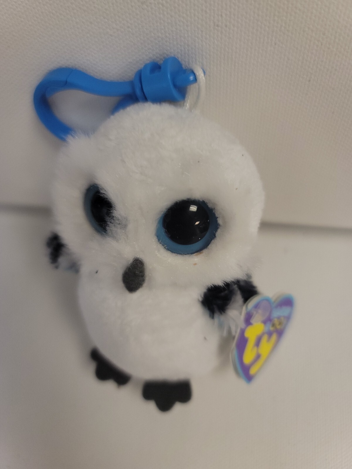 Ty Spells Beanie Boo Keyclip 4"10cm rare purple tag first generation ...