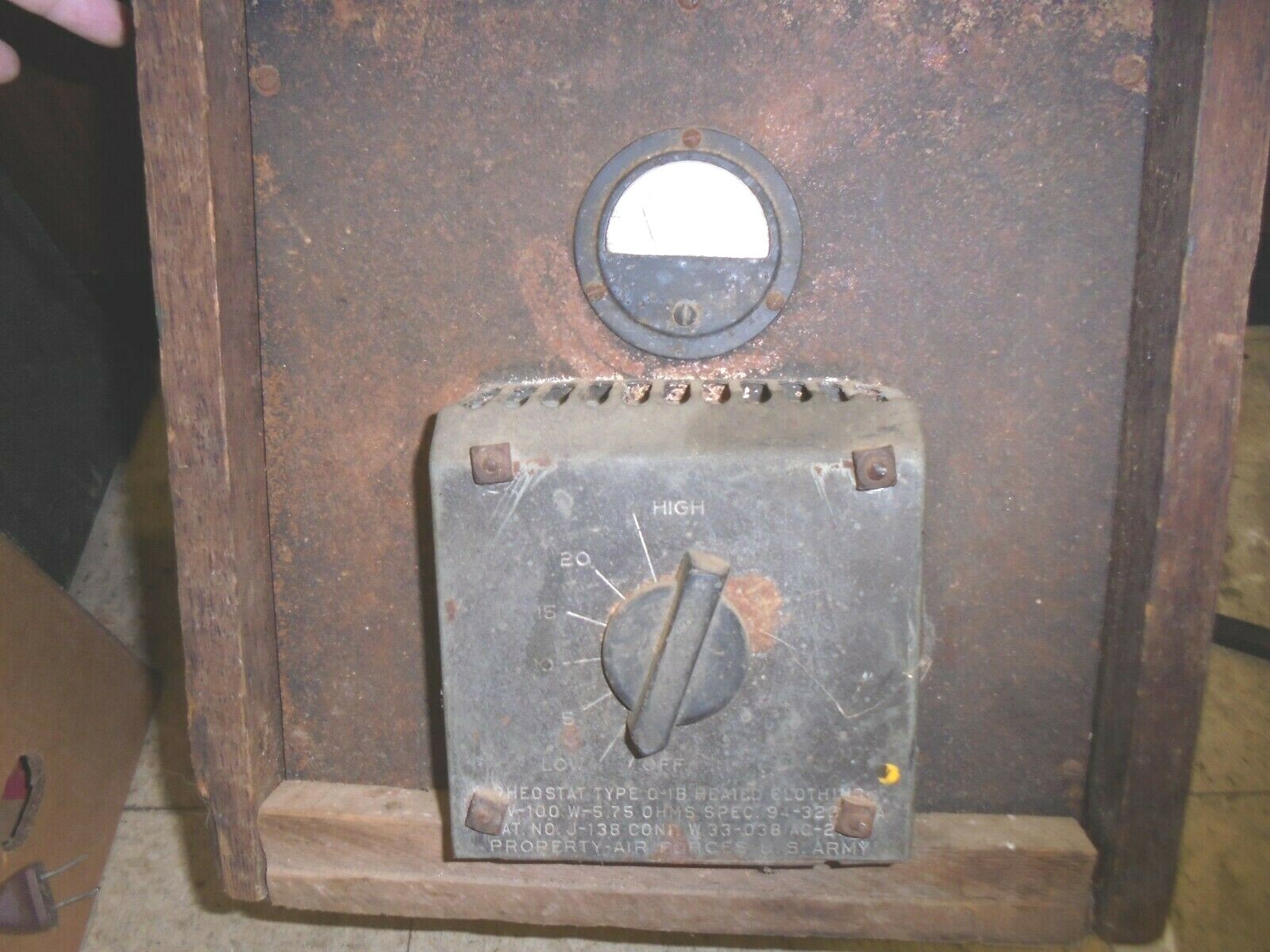 ANTIQUE RHEOSTAT TYPE Q-1B | eBay