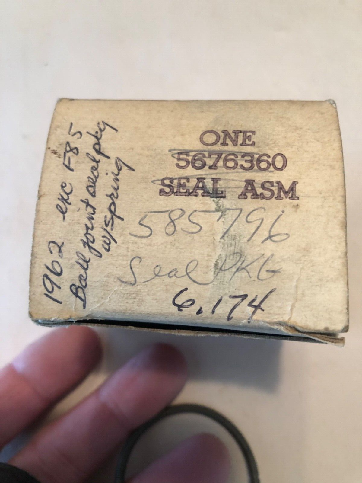 1962 Olds & some Corvettes NOS Lower Ball Joint Dust Seal/Spring-585796 ...