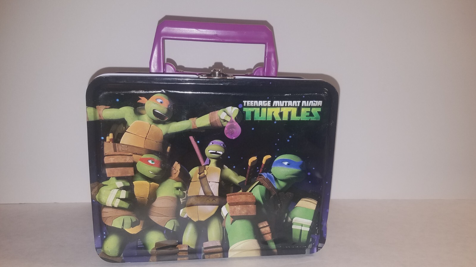 Teenage Mutant Ninja Turtles -RARE Mini Metal Lunch Box - TMNT | eBay