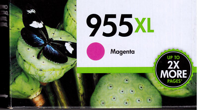 HP 955XL Magenta Ink NEW GENUINE L0S63AA best before 2023 August | eBay ...