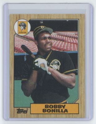 1987 Topps Bobby Bonilla Rookie . Pittsburgh Pirates #184 | eBay