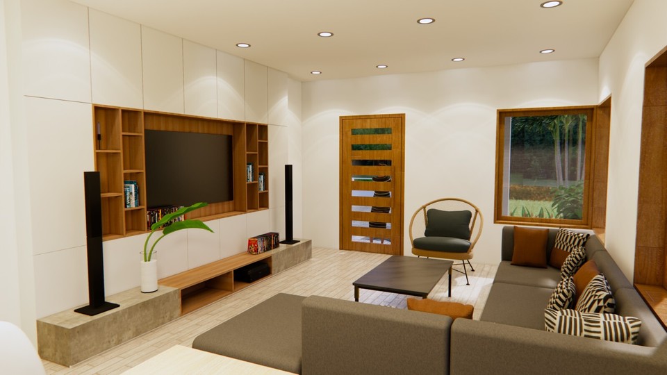 40x46 Feet House Plan 12x14 Meter 2 Bed 2 Bath Slab Roof PDF file & A4 ...