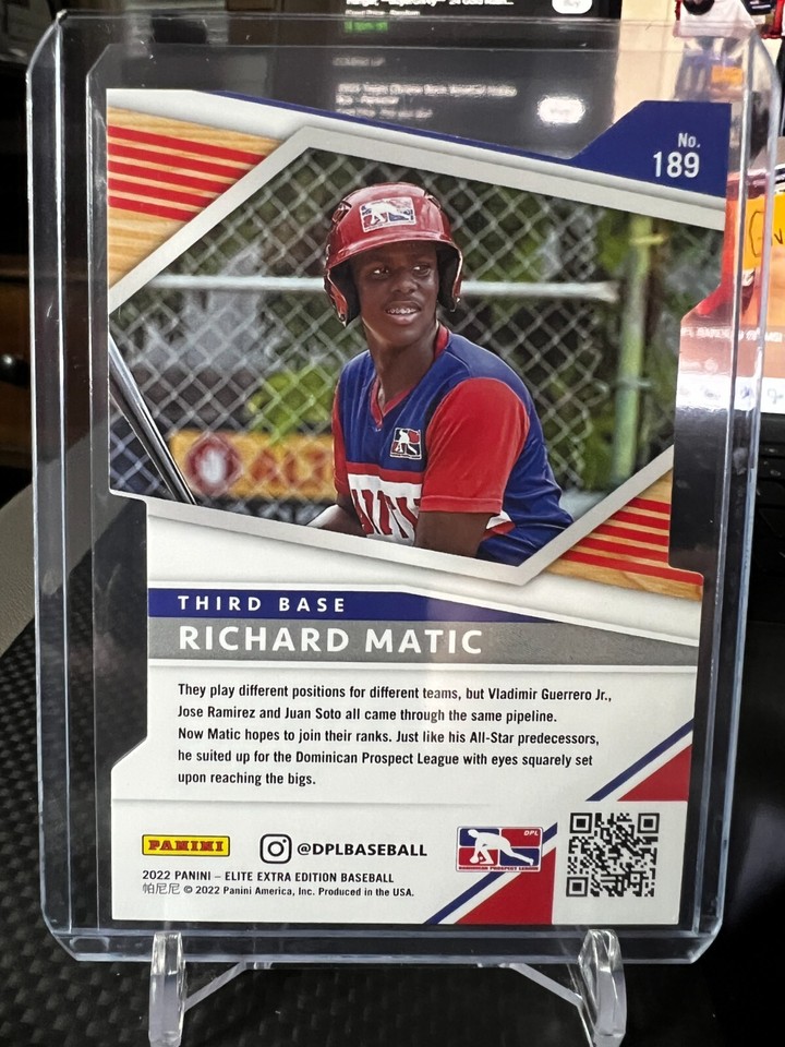 ⚾ 2022 Elite Extra Edition Gold DIE CUT Richard Matic 18/24 Yankees | eBay