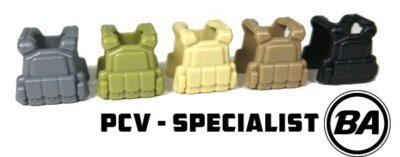 Brickarms Specialist Combat Vest PCV for Minifigures -Pick your Color ...