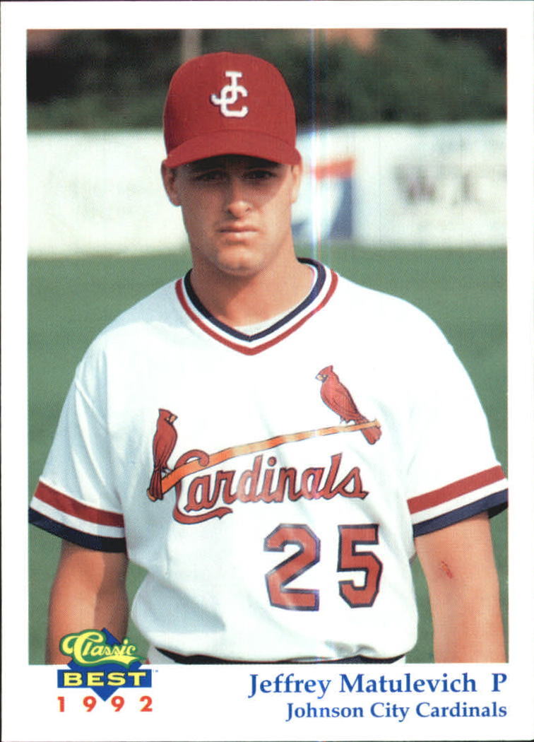 1992 Classic Best Johnson City Cardinals - #20 Jeff Matulevich (RC) for ...