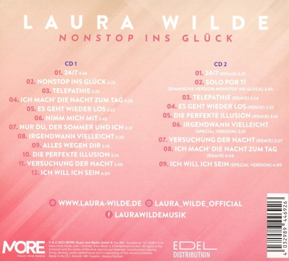 Laura Wilde Nonstop Ins Glück (CD) (US IMPORT) | eBay Australia