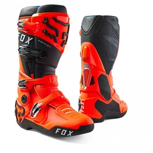 Fox Racing INSTINCT 2.0 MX Motocross Off-road Boots (Fluo Orange ...