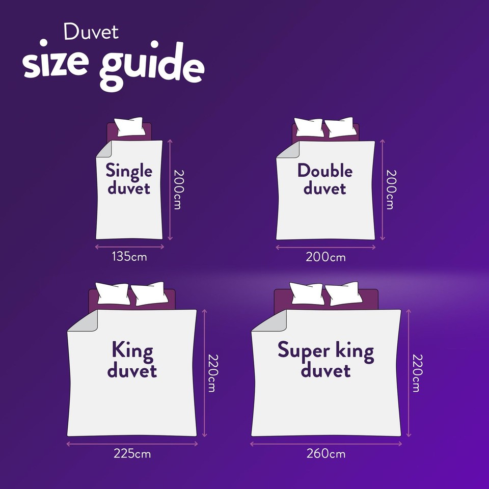 Slumberdown Double Duvet 10.5 Tog - All Seasons, UK-Made, Non ...