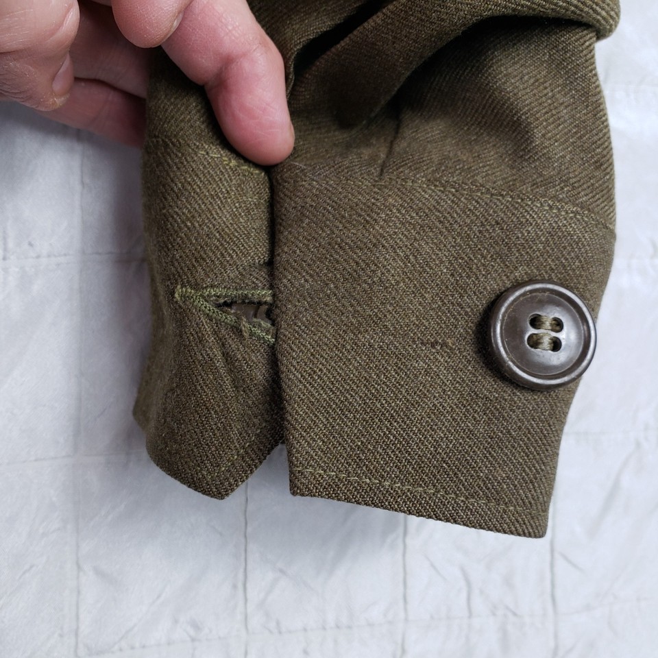 M1944 Ike Field Jacket Size 38 R Army Military WW2 WWII Vintage Wool | eBay