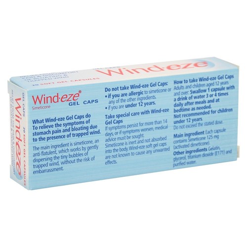 Wind-eze Pain Relief Gel Capsule - 20 Capsules | eBay UK
