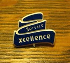 Excellence Service Lapel Pin - Vintage Recognition Standards Award ...