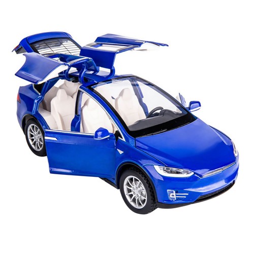 1/24 Model Car Gift Toy Vehicle Kids Collection for Tesla Model X 90D ...