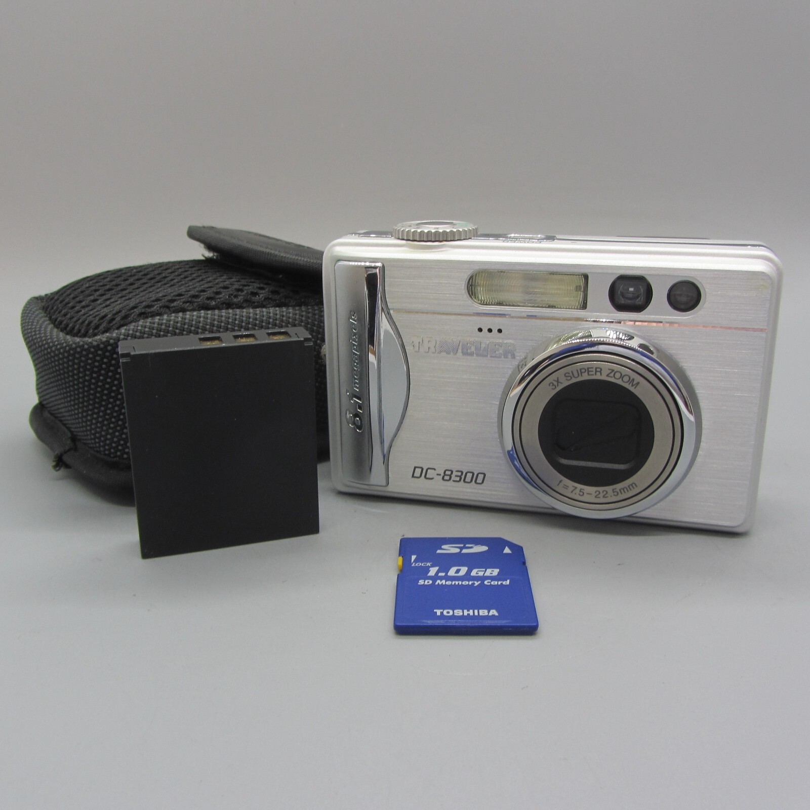 Traveler Digital Camera DC-8300 8.1MP Silver Tested | eBay