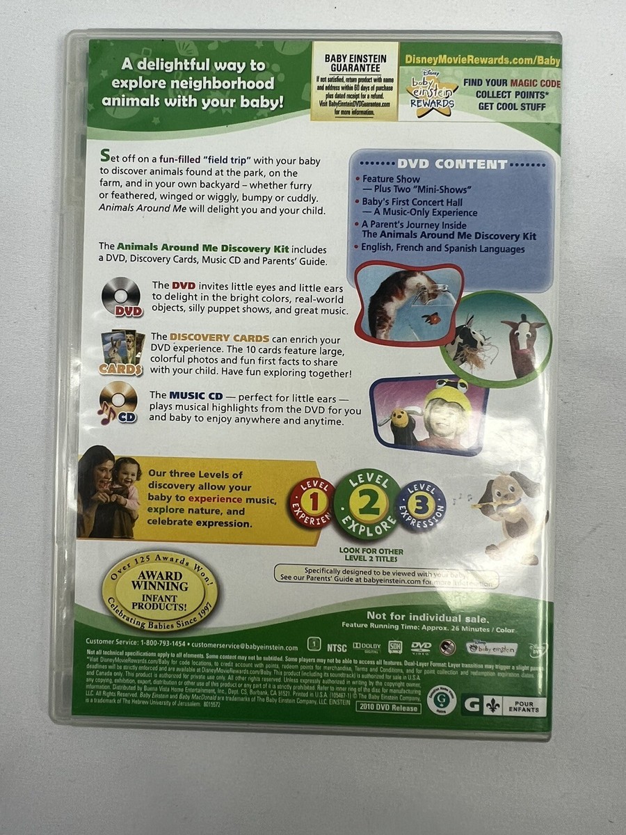 Dvd Animales Del Barrio De Baby Einstein