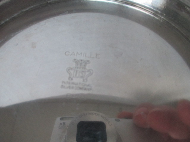 International Silver Co"Camille" 12" Footed Cake Plate #6021 Vintage ...