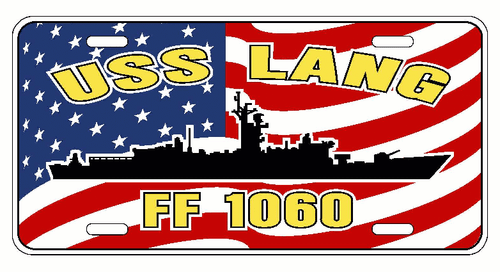 USS LANG FF 1060 DE 1060 License Plate U S Navy USN PO6 | eBay