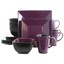 Elama Mulberry Loft 16 Piece Modern Premium Stoneware Dinnerware Set | eBay
