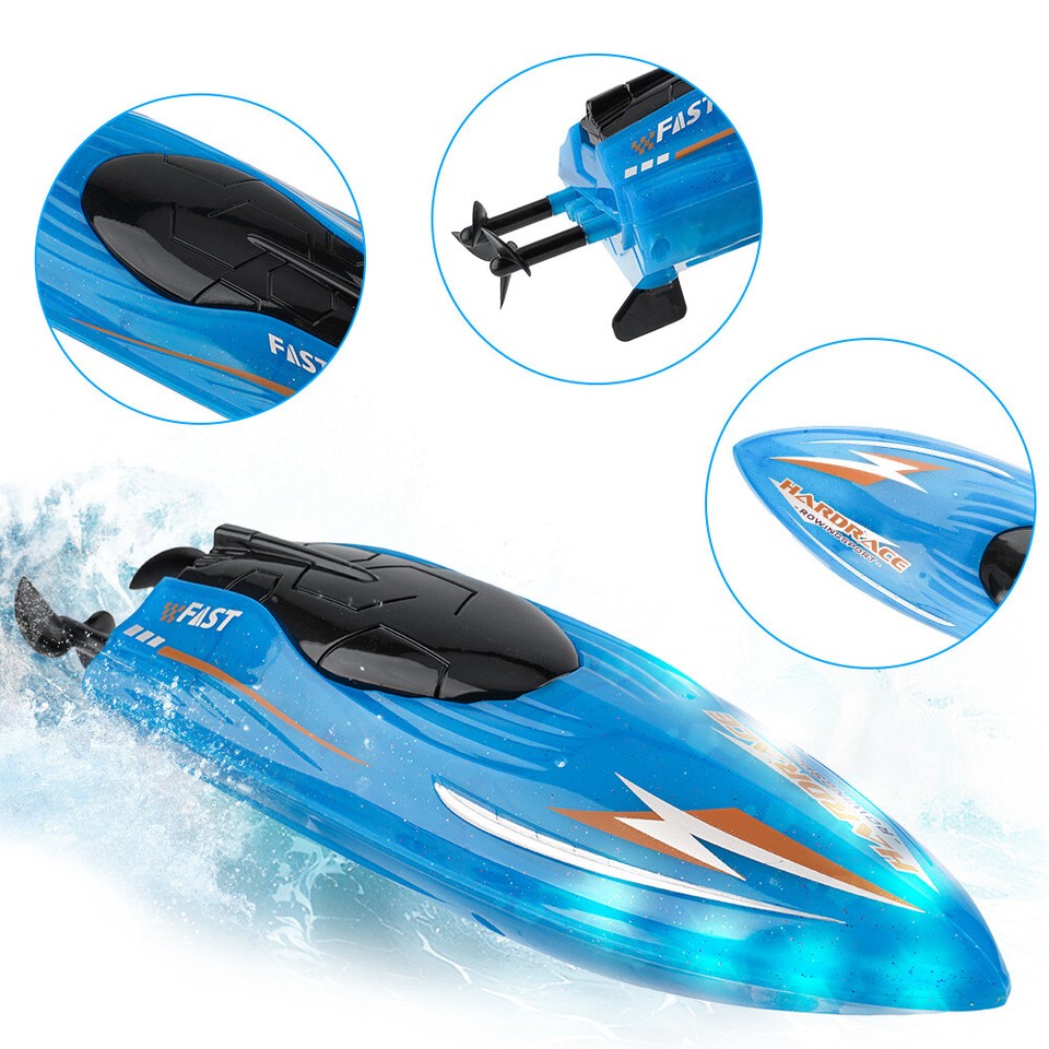 Radio Remote Control Racing Speed Boat RC Boat,Fast Speed 15km/h | eBay UK