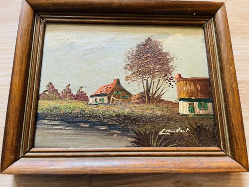 Vintage oil Painting French Artist: Lambert (signed) | eBay