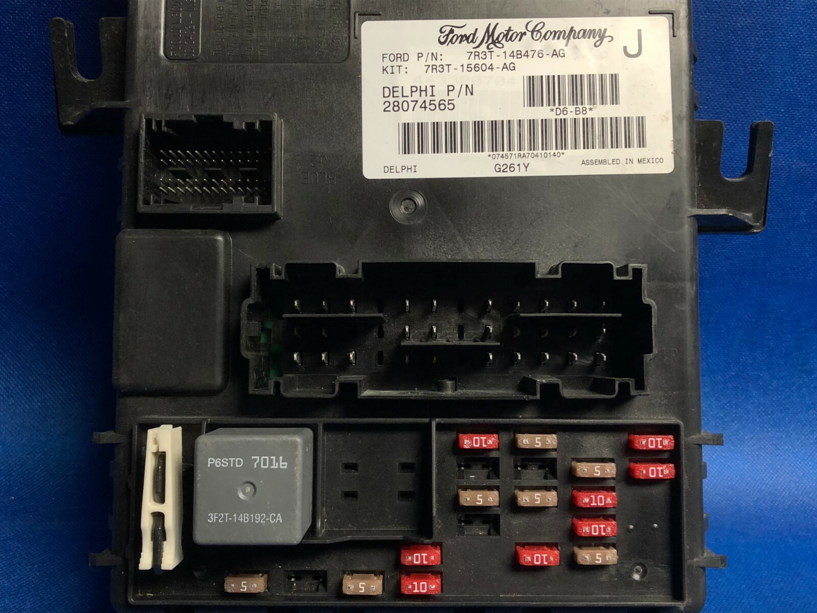 2007 Ford Mustang Fuse Box Power Body Module Interior BCM Fusebox 07 ...