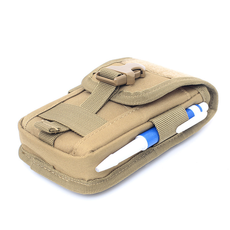 Tactical Molle Cell Phone Pouch Case Waist Belt Pack Utility ID Card ...