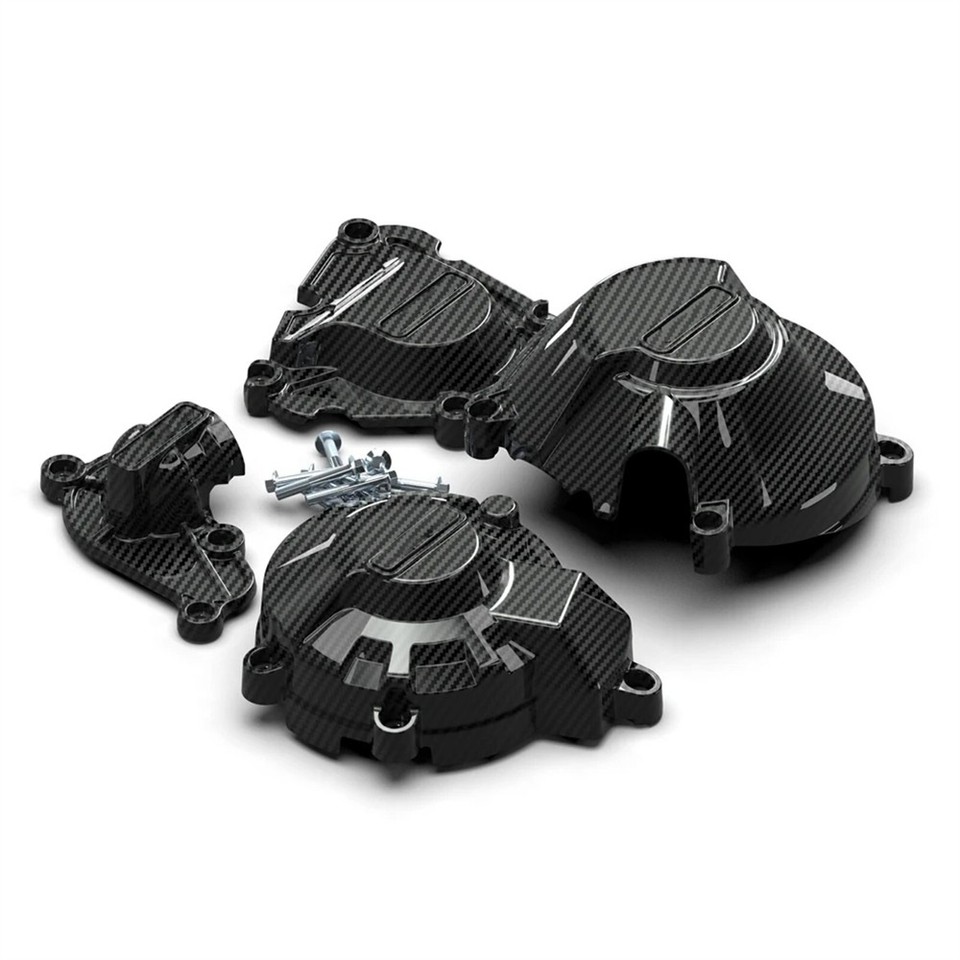 Carbon Fiber Look Engine Cover Protection For Yamaha MT-09 FZ-09 XSR900 ...