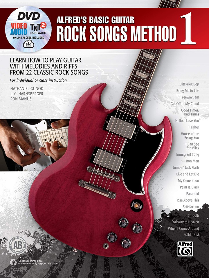Alfred's Basic Guitar Rock Songs Method, Bk 1: Learn How to Play Guitar with Me, 9781470637668 ...