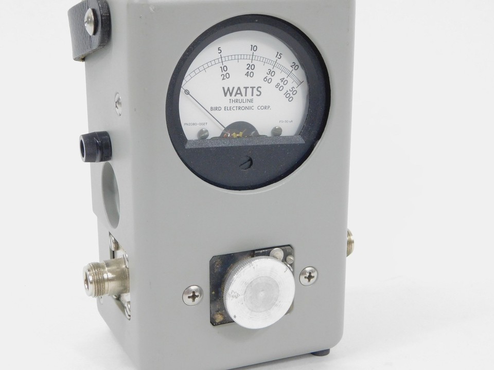 Bird Model 43 RF Wattmeter Power Meter (SN 213989, works well) | eBay