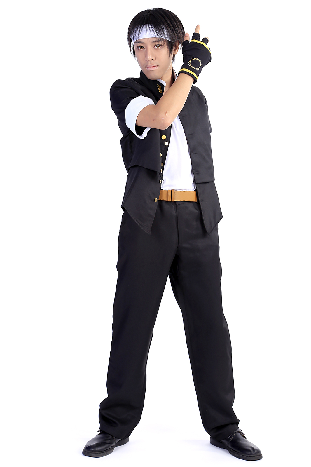 Kyo Kusanagi Cosplay Halloween KOF Series Costume Outfit Size Kid ...