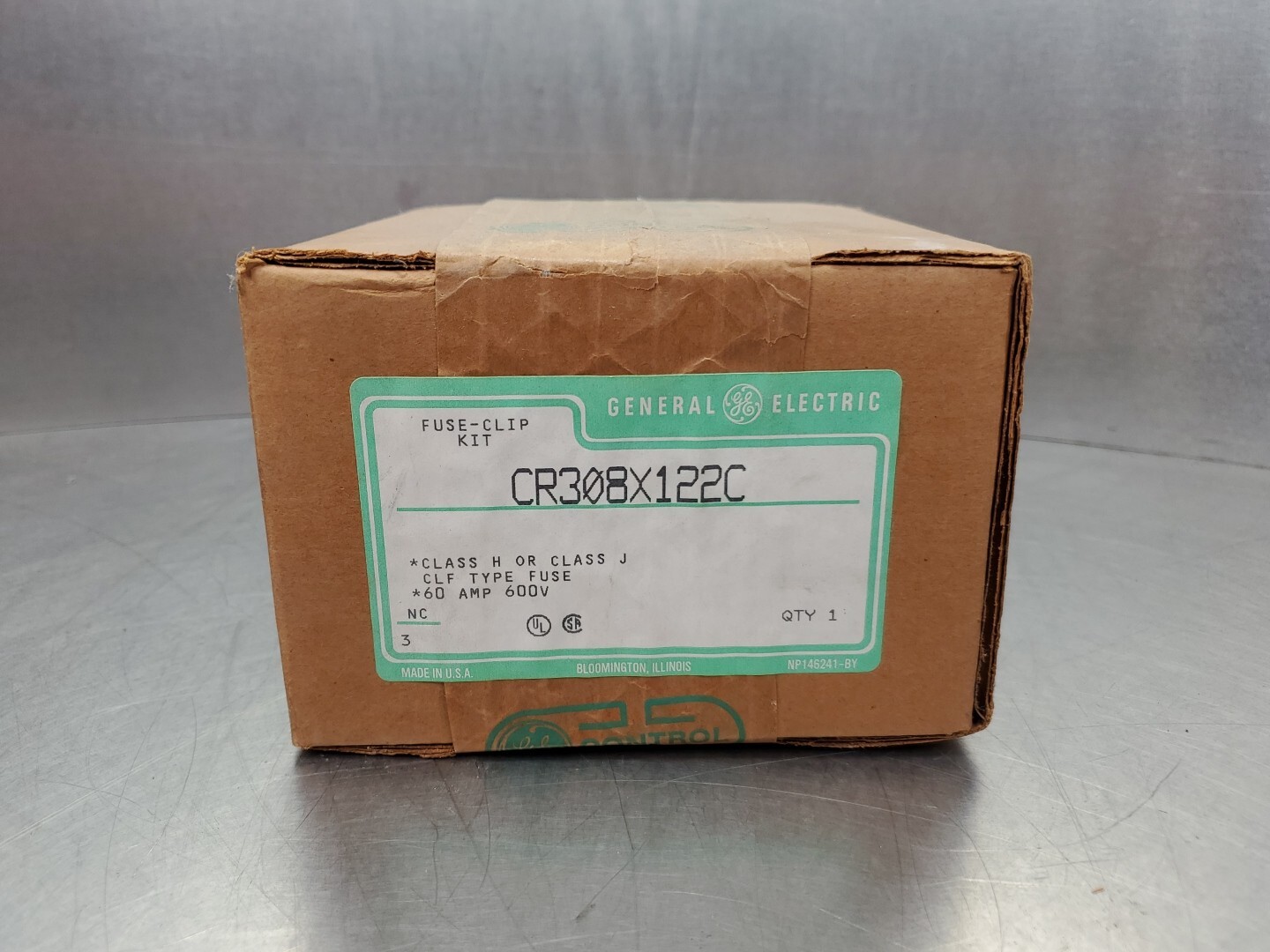 GENERAL ELECTRIC CR308X122C 60Amp/600V Class H/J Fuse-Clip Kit. 4E-2 | eBay