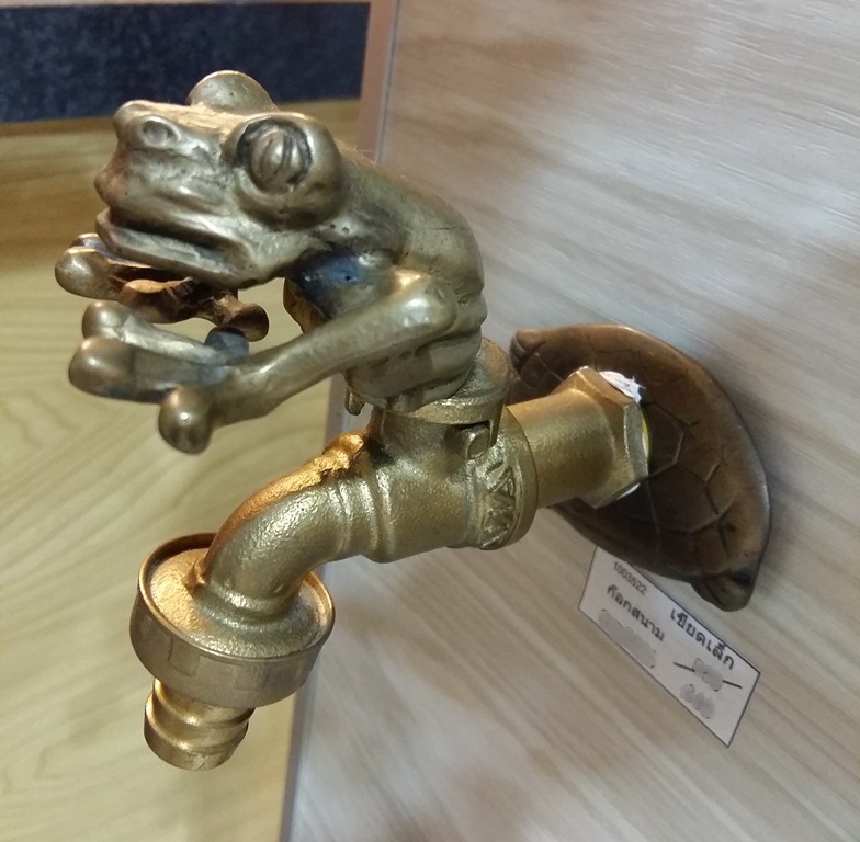 Tap Brass Frog Spigot Vintage Garden Hose Faucet Water 1/2" Yard ...