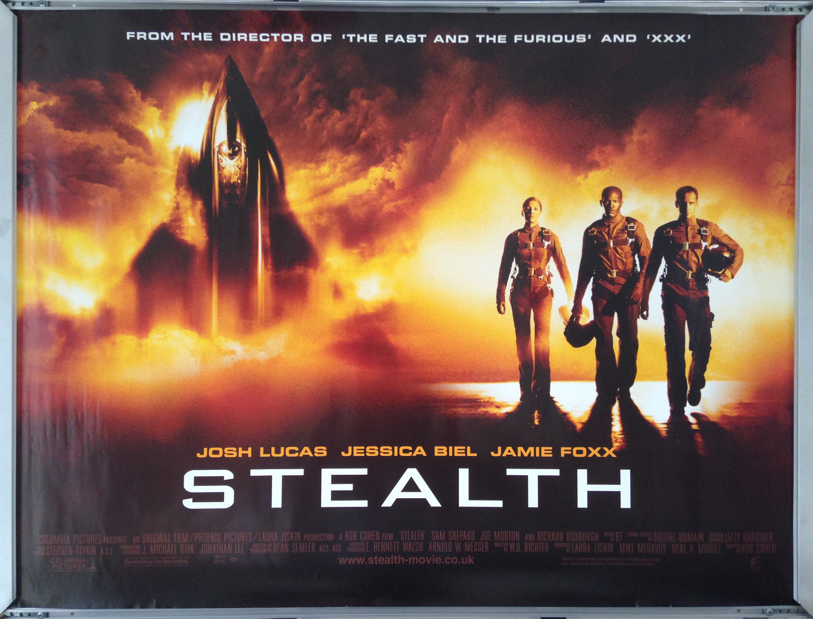 Cinema Poster: STEALTH 2005 (Quad) Jamie Foxx Josh Lucas Jessica Biel ...