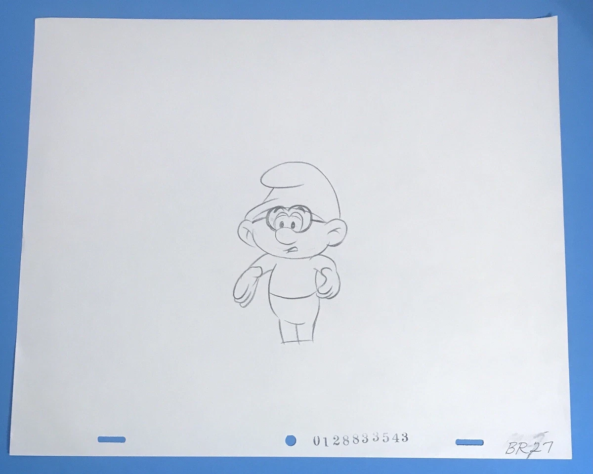 Smurfs Drawing Brainy