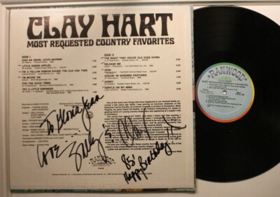 Clay Hart Autographed Lp Most Requested Country Favorites (Signed By ...