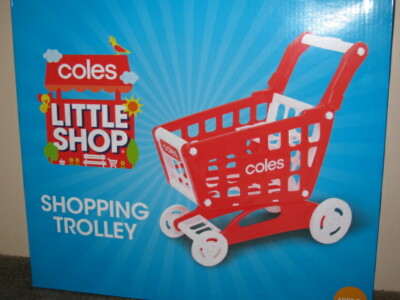 Coles Little (Mini) Shop 2 - Shopping Trolley BNIB Melb | eBay