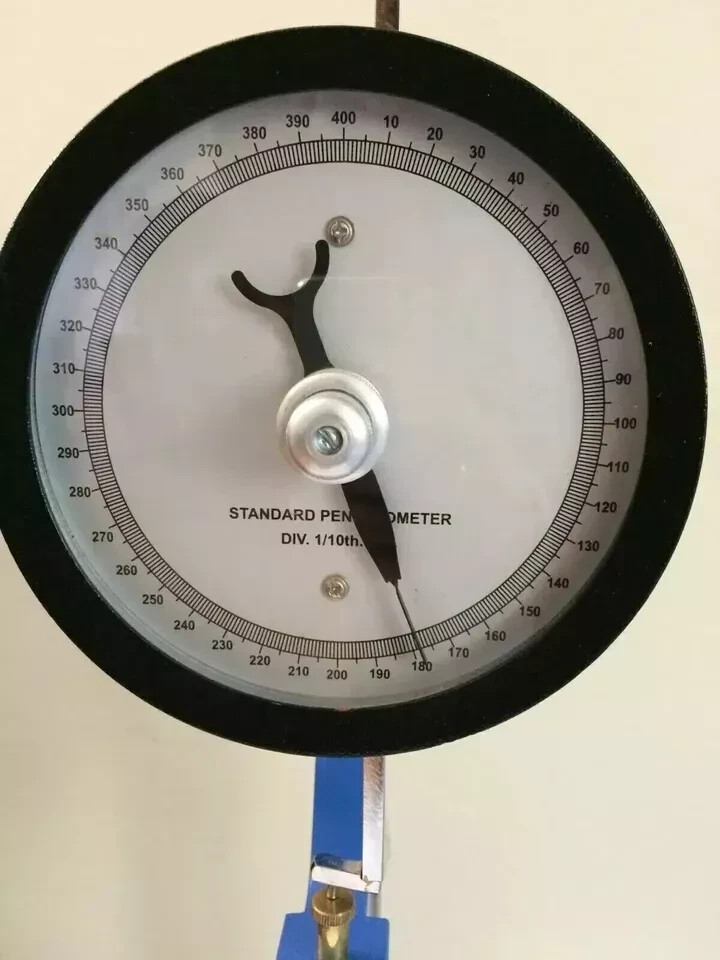 Standard Penetrometer w/ Brass Cone Industrial Instrument Bitumen Test ...