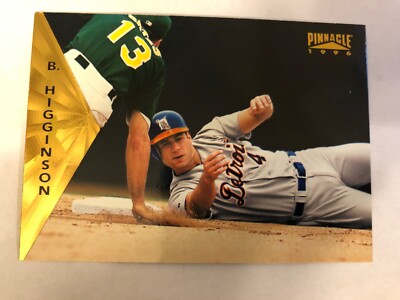 1996 Pinnacle #102 Tigers Bobby Higginson Baseball Card | eBay