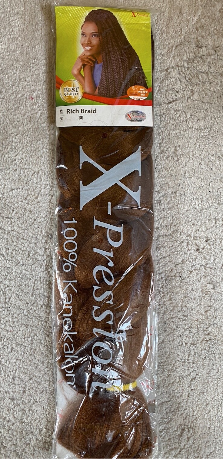 X-Pression_Rich Braid Kanekalon Synthetic hair extensions_colour 30 ...