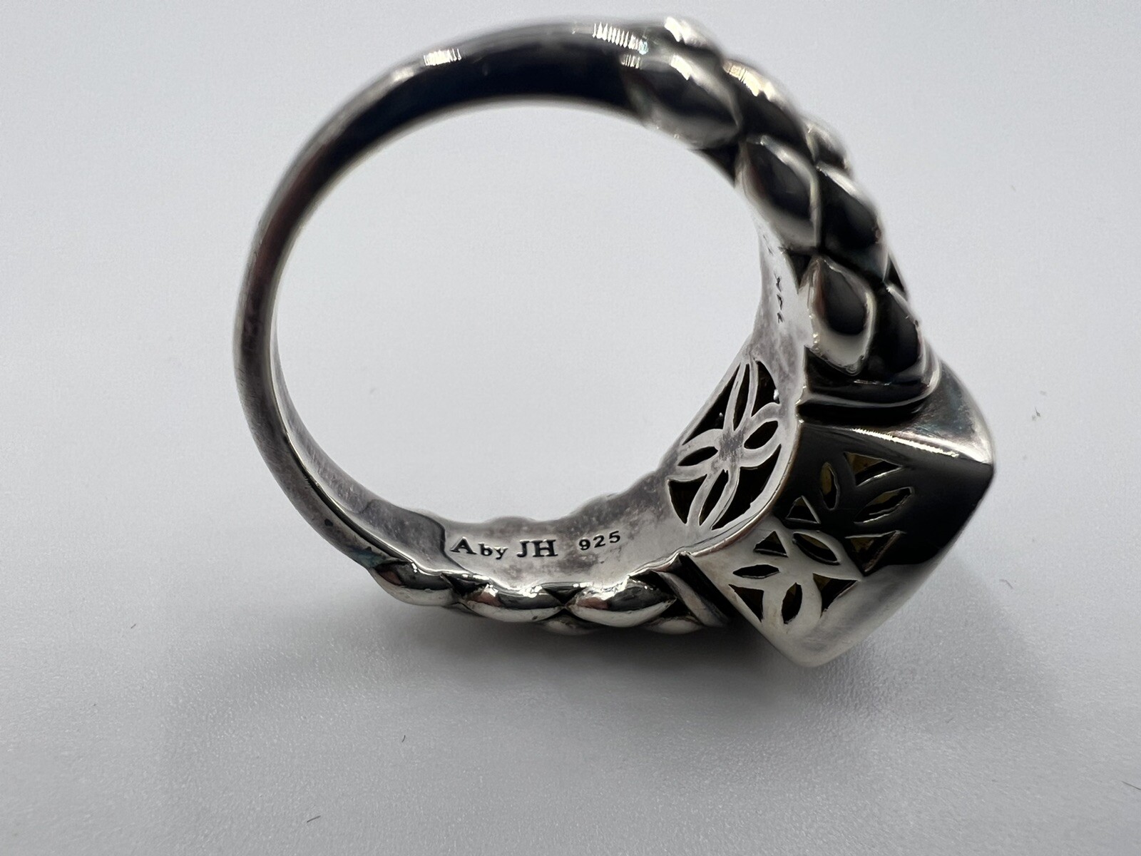 John Hardy A BY JH Ring - Sterling 925/14k Yellow Gol… - Gem