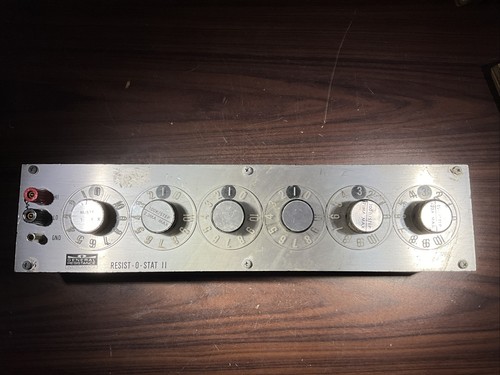 General Resistance RESIST-O-STAT II Decade Resistor Box RDS-66M 2019 ...