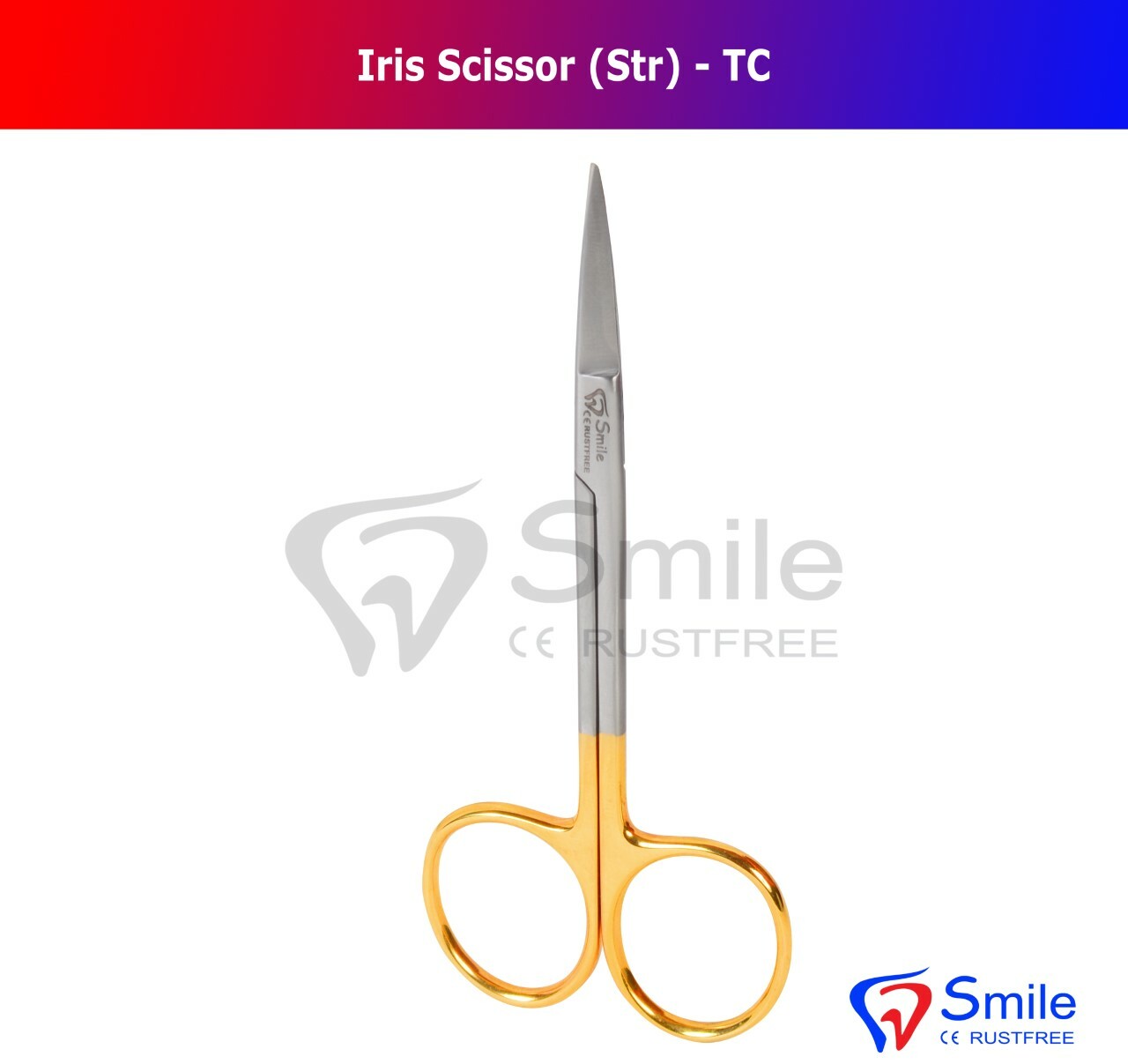 Dental Iris Scissor STR TC Tungsten Carbide Inserts 11.5cm Gum Scissor ...