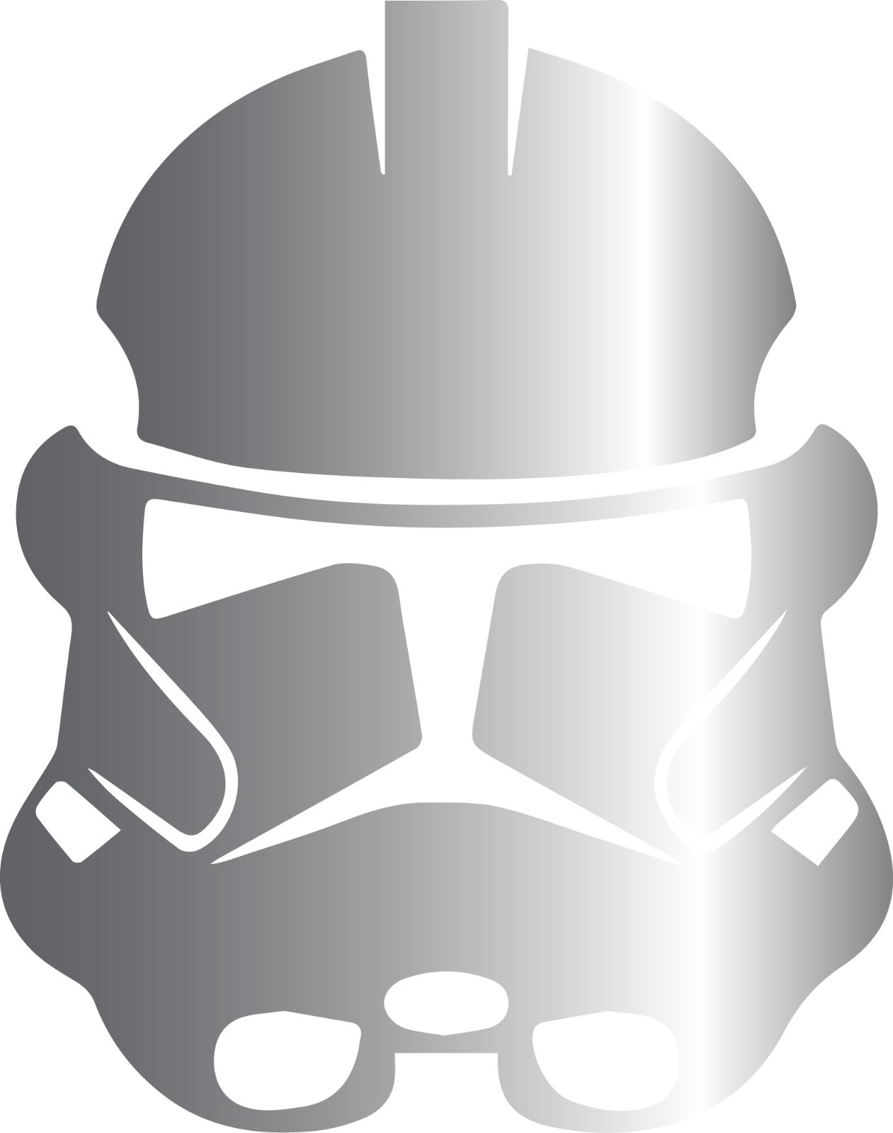 Window Wall Vehicle Display Star Wars Clone Trooper Helmet Decal Vinyl ...