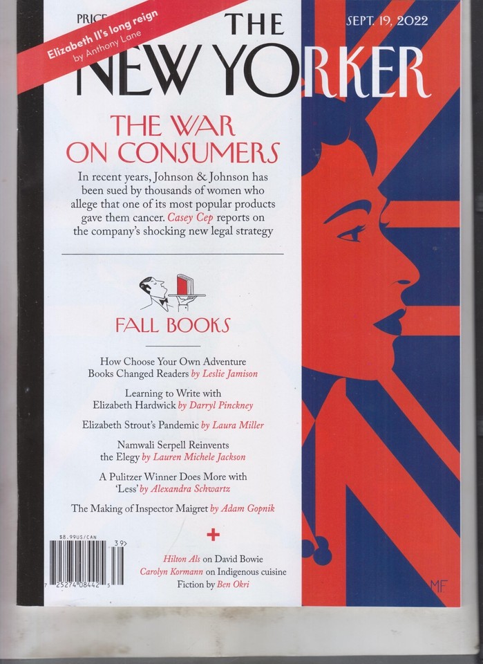 FIGUREHEAD THE NEW YORKER MAGAZINE SEPTEMBER 19 2022 QUEEN ELIZABETH II ...