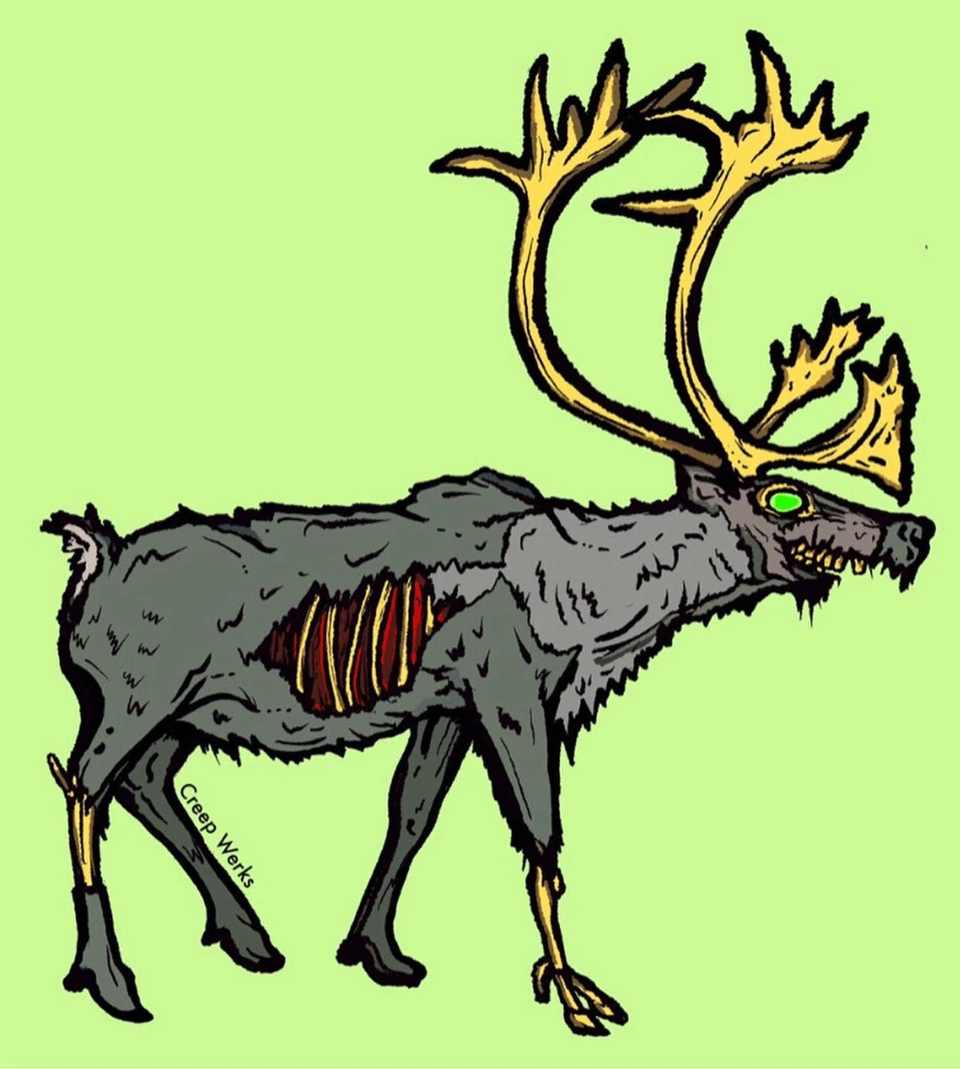 Zombie Reindeer